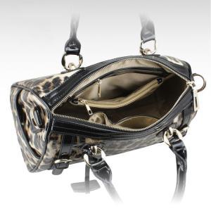 Leopard Printed Leather Handbag on Luulla