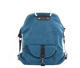 Unique Blue Multi-function Shoulder Canvas Backpack on Luulla