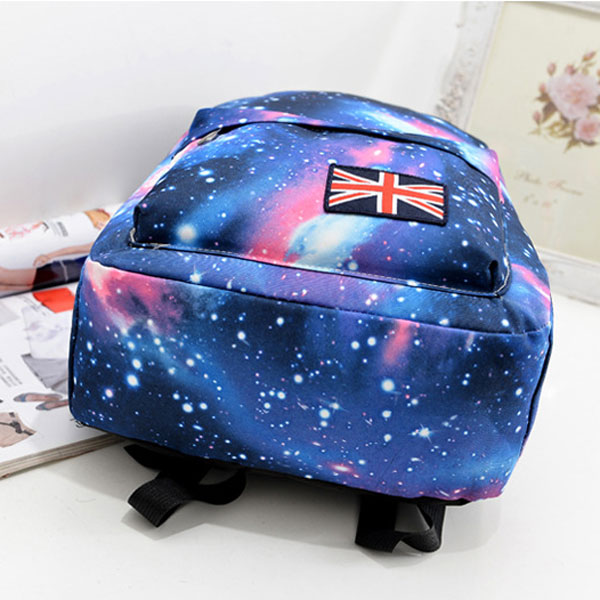 Creative Galactic Glaxy Canvas Backpack on Luulla