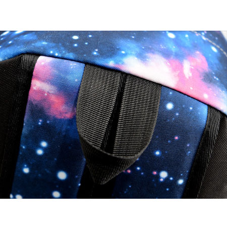 Creative Galactic Glaxy Canvas Backpack on Luulla