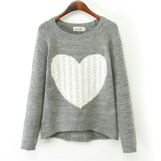 Irregular Cut Knit Cardigan Sweater on Luulla